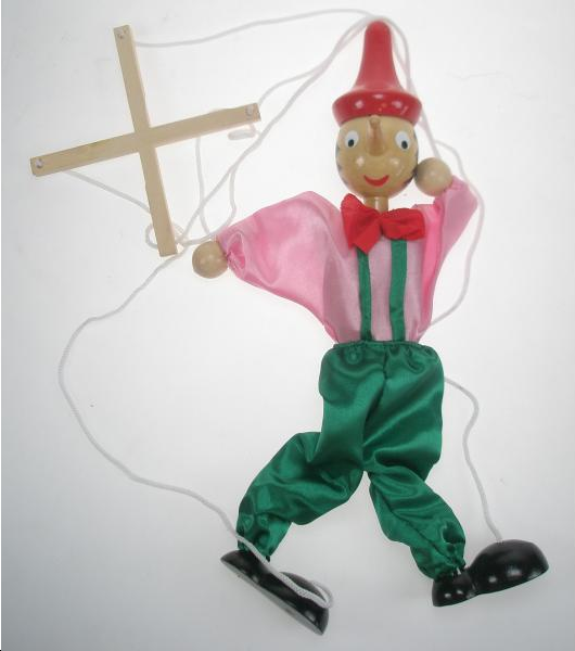 Marionnette Pinocchio en Bois - Bois&Poterie
